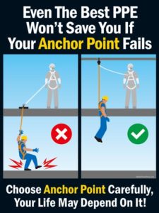 Anchor Point Fails | Safety Poster Shop
