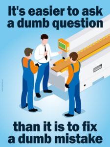 Easier To Ask | Safety Poster Shop