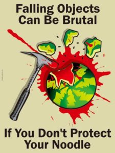 Falling Objects Can Be Brutal | Safety Poster Shop