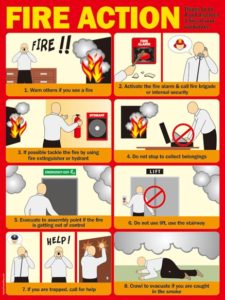 Fire Action | Safety Poster Shop