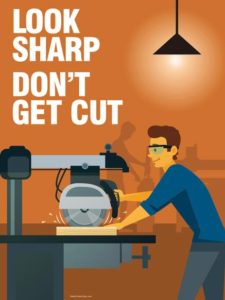 Look Sharp | Safety Poster Shop