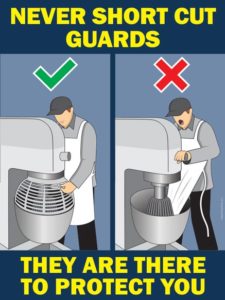 Never Short Cut Guards | Safety Poster Shop
