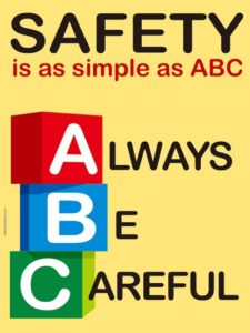 Safety is as Simple as ABC | Safety Poster Shop