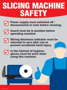 Slicing Machine Safety | Safety Poster Shop