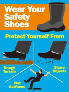 Wear Your Safety Shoes | Safety Poster Shop