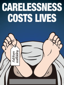 Carelessness Costs Lives | Safety Poster Shop