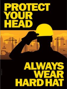 Protect Your Head | Safety Poster Shop